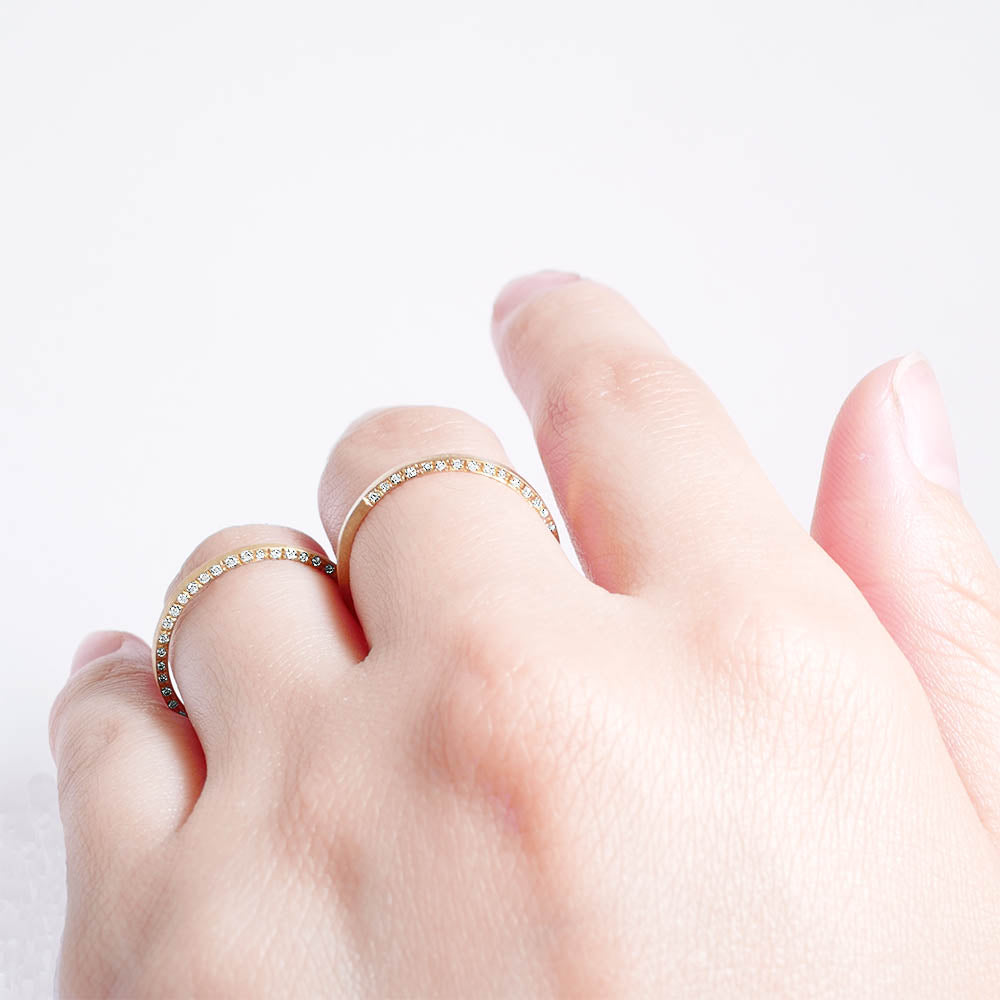 K18 flat side diamond – gram-onlineshop