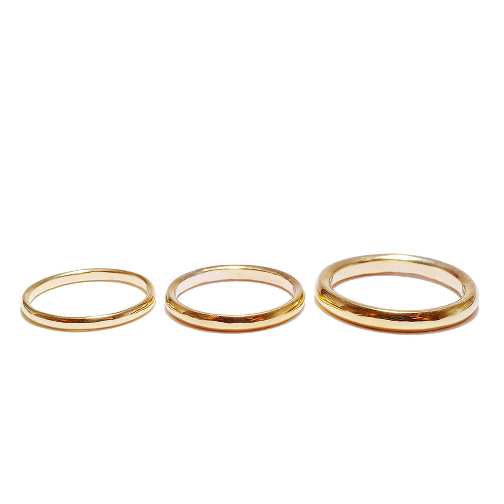 dome K18basic-pair ring – gram-onlineshop